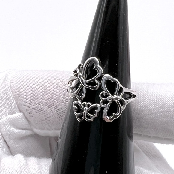 Jewelry | 925 Sterling Silver Butterfly Ring | Poshmark